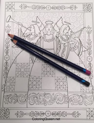 Jim Shore Angel Coloring Book Review - Coloring Queen