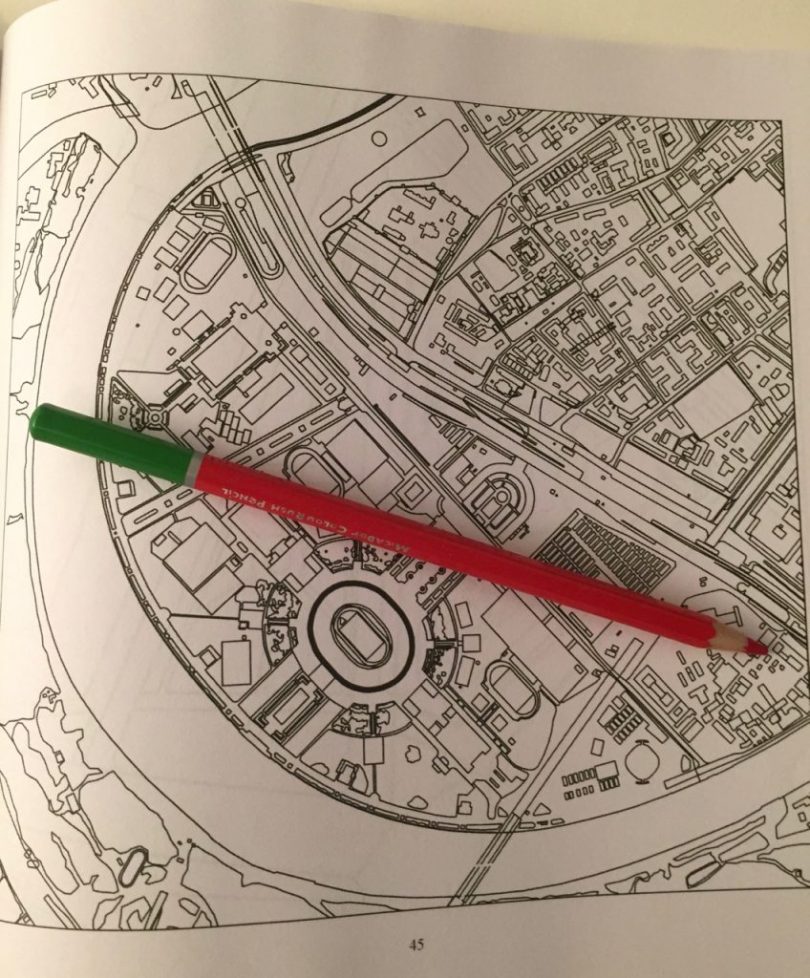 City Maps - A Coloring Book for Adults (Revised Edition) - Coloring Queen