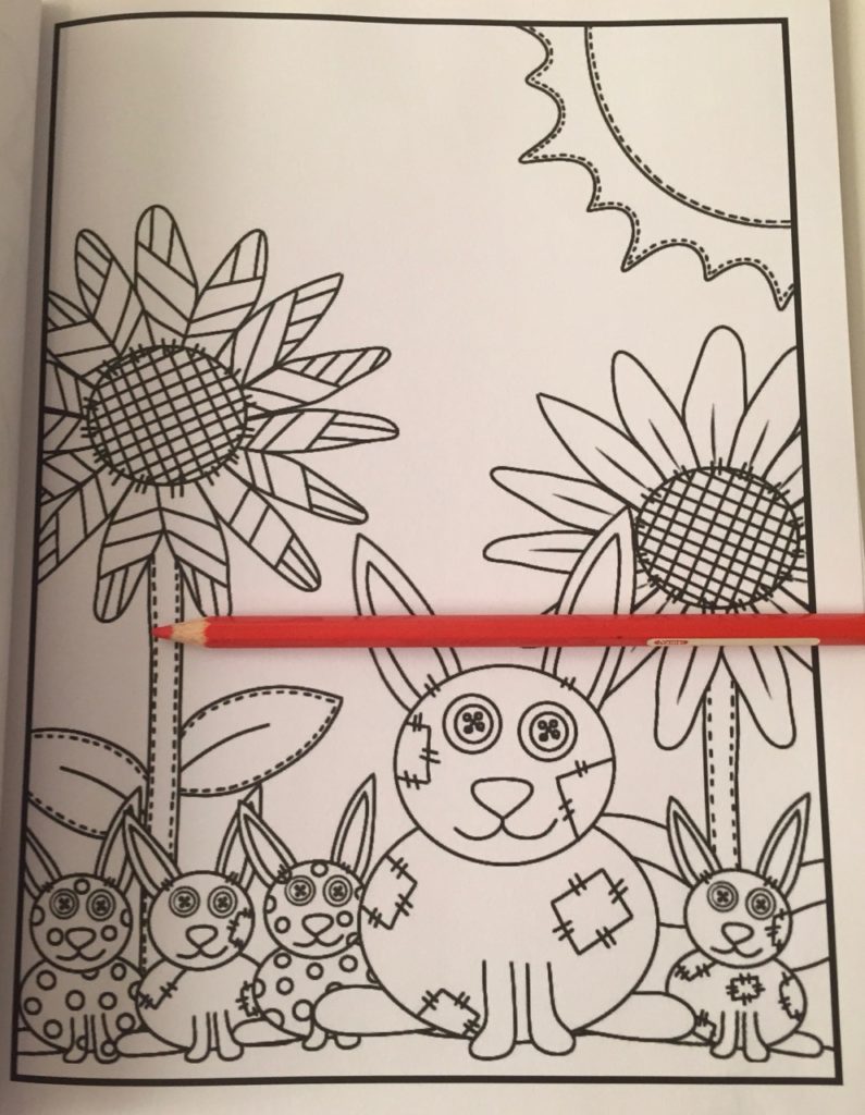 Stitch'd - A Patchwork World - Coloring Book Review - Coloring Queen