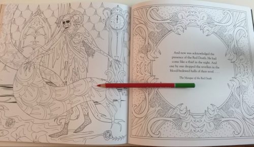 Edgar Allan Poe - An Adult Coloring Book - Coloring Queen