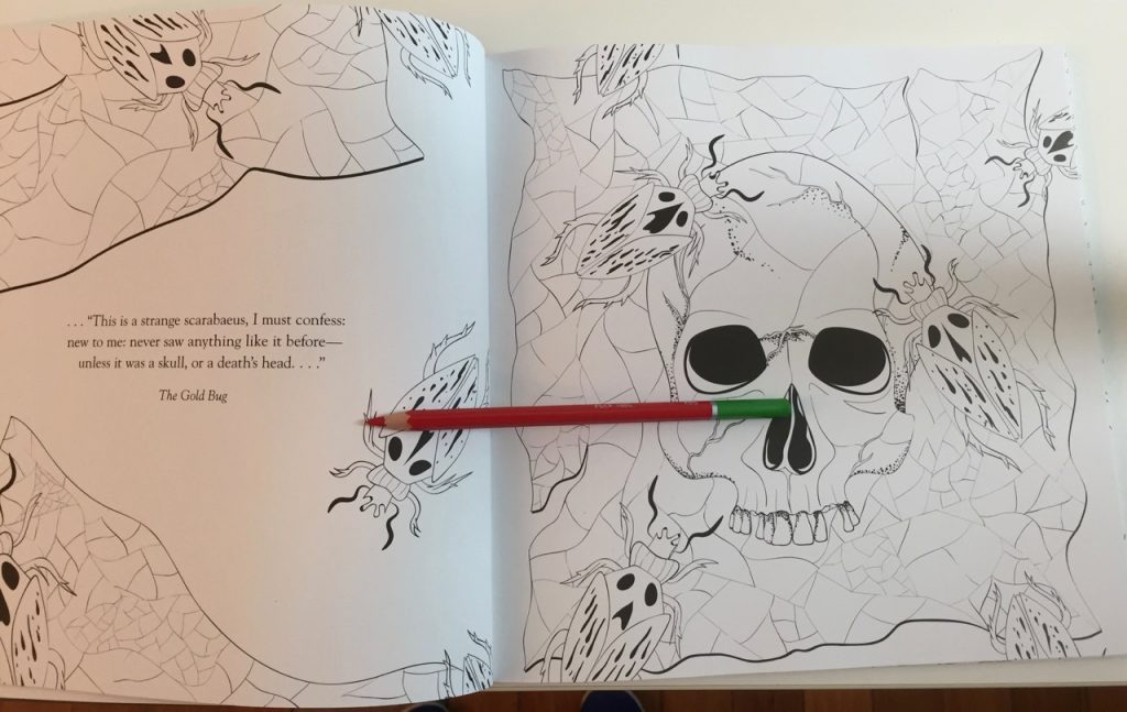 Edgar Allan Poe - An Adult Coloring Book - Coloring Queen