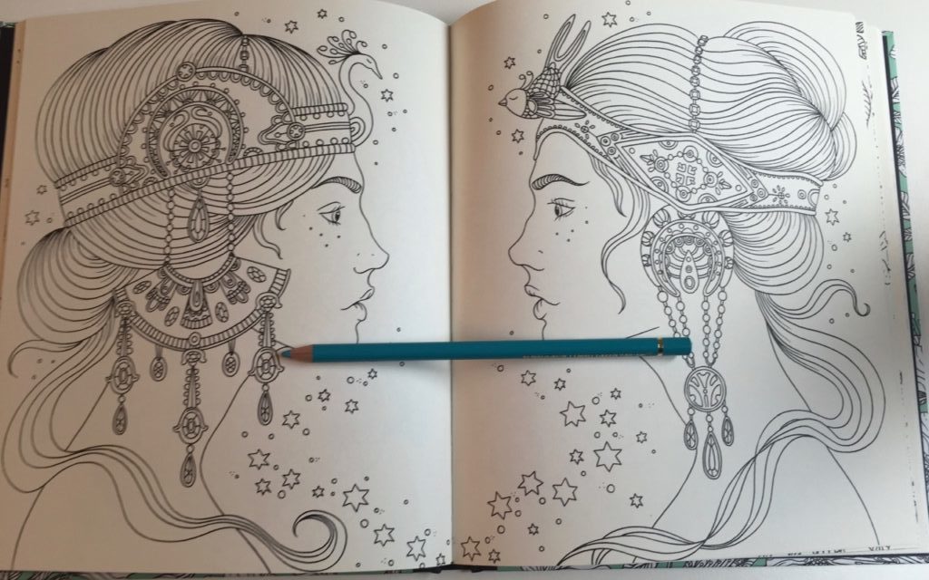 Daydreams - Coloring Book Review & Giveaway - Coloring Queen