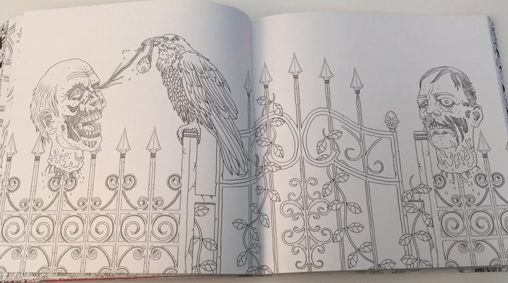 The Beauty of Horror - A Gorgeous Coloring Book | Coloring Queen