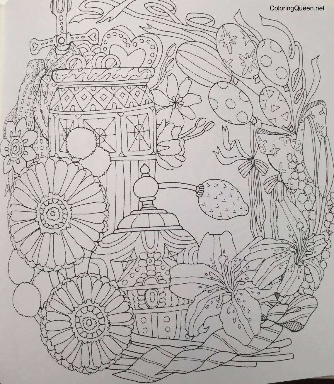 Romantic Journey Coloring Book - Coloring Queen