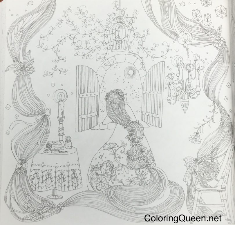 The Magical World of Grimm Fairy Tales - Coloring Book (グリム童話の不思議な世界 ...