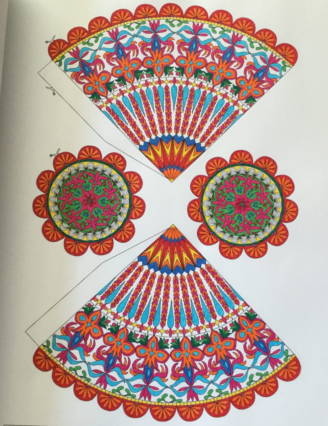 Color Me, Fold Me Coloring Book - Coloring Queen