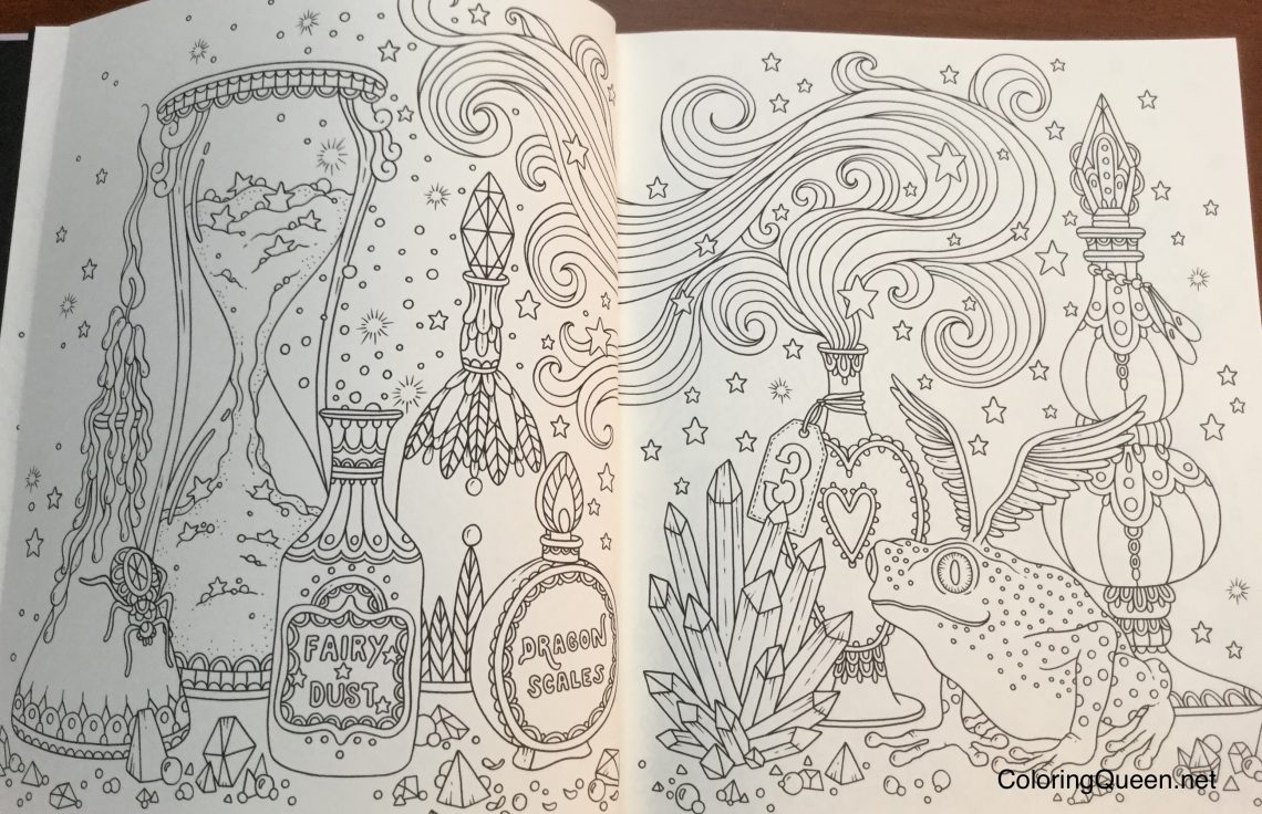 Magisk Gryning Malarbok (Magical Dawn Coloring Book) - Coloring Queen