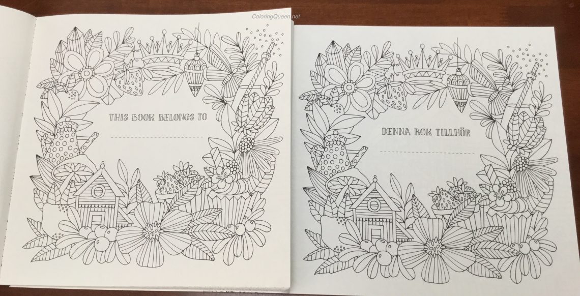 Fairy Tales Coloring Book Review (published in Sweden as Sagolikt ...