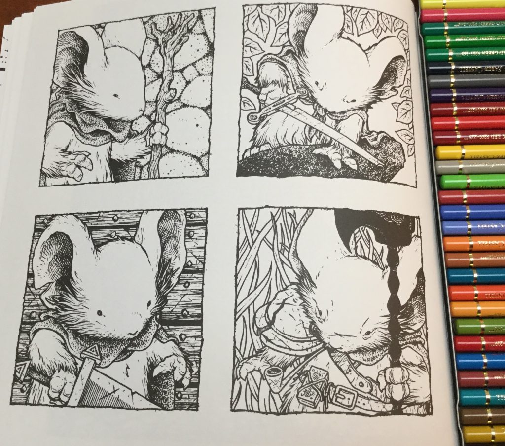 Mouse Guard Coloring Book - Coloring Queen