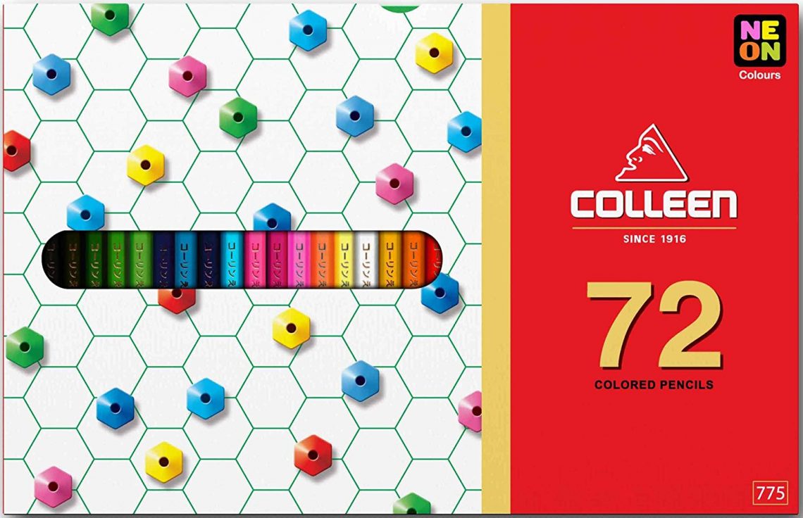 Colleen Colored Pencils - Neon 72 pc - Coloring Queen