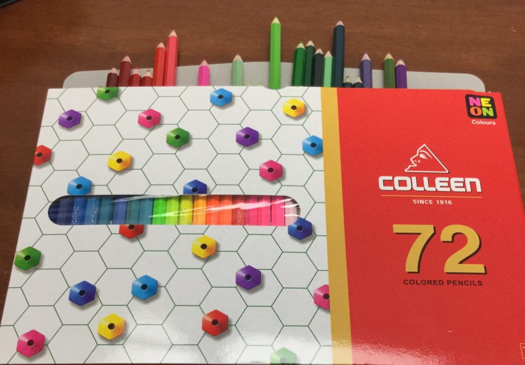 Colleen Colored Pencils - Neon 72 pc - Coloring Queen