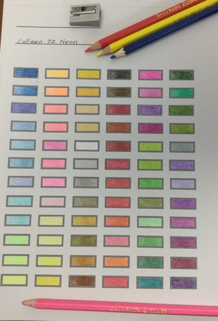 Colleen Colored Pencils - Neon 72 pc - Coloring Queen
