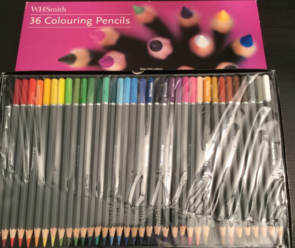 W H Smith Colouring Pencils (36 pc) Review - Coloring Queen