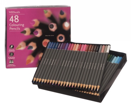 W H Smith Colouring Pencils (36 pc) Review - Coloring Queen