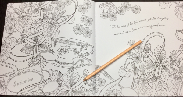 Pride and Prejudice Coloring Book Review | Coloring Queen