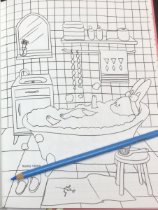 Rabbit Benny Coloring Diary Coloring Book Review - Coloring Queen