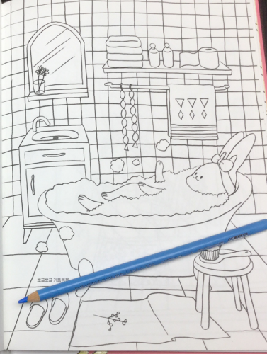 Rabbit Benny Coloring Diary Coloring Book Review - Coloring Queen