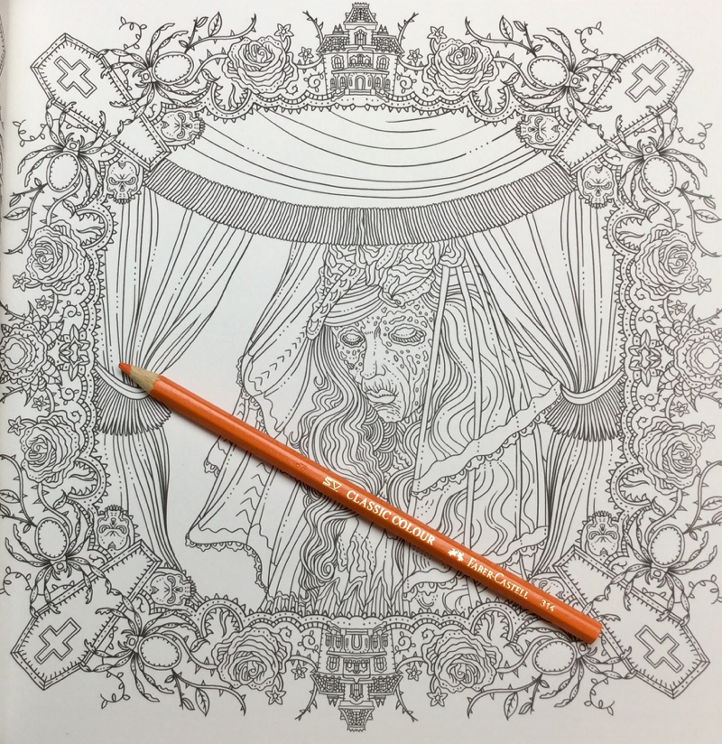 The Beauty of Horror II - Ghouliana's Creepatorium Coloring Book Review ...
