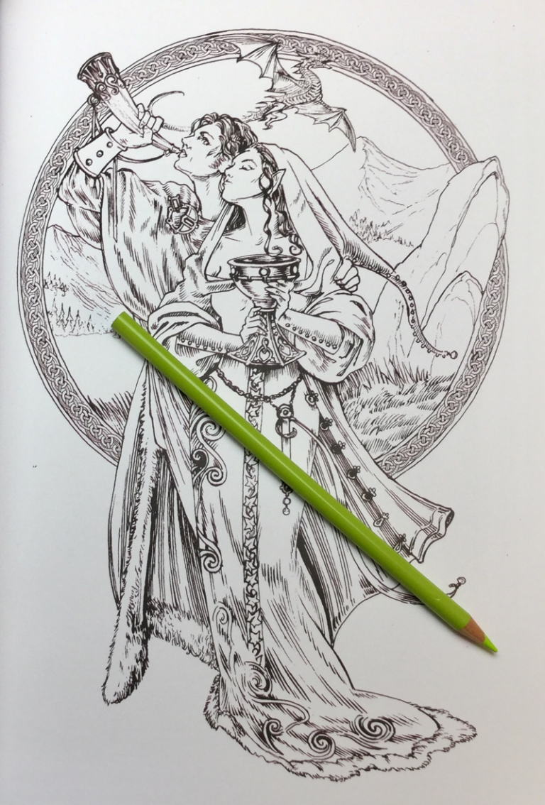 The Briar Coloring Book Review - Coloring Queen