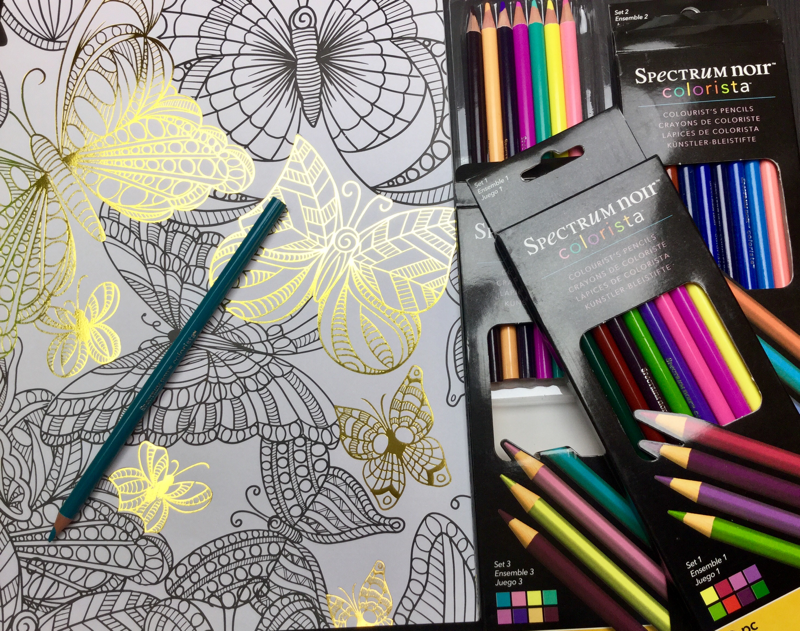 Spectrum Noir Colorista Coloring Book Review | Coloring Queen