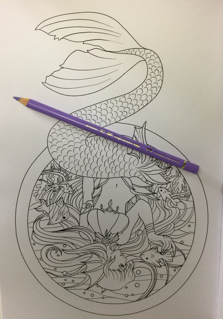 Wings and Fins Coloring Book Review - Coloring Queen
