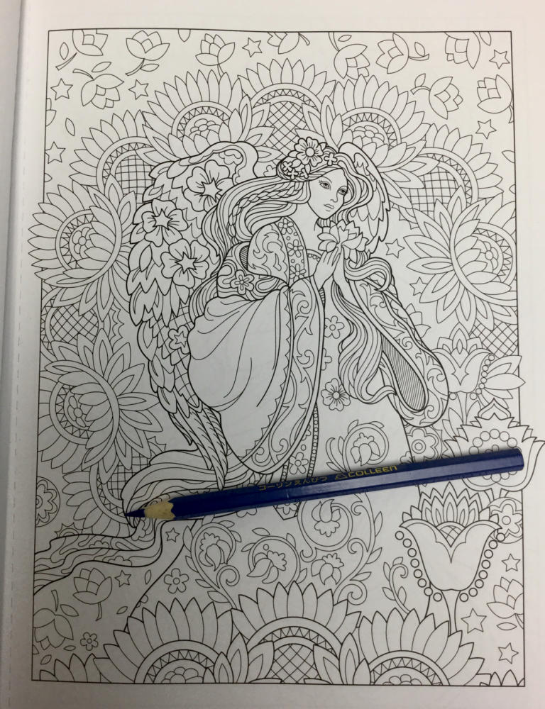 Beautiful Angels Coloring Book Review - Coloring Queen