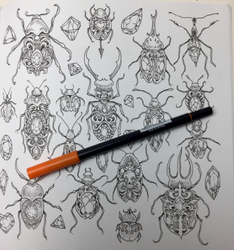 Fantomorphia Coloring Book Review - Coloring Queen