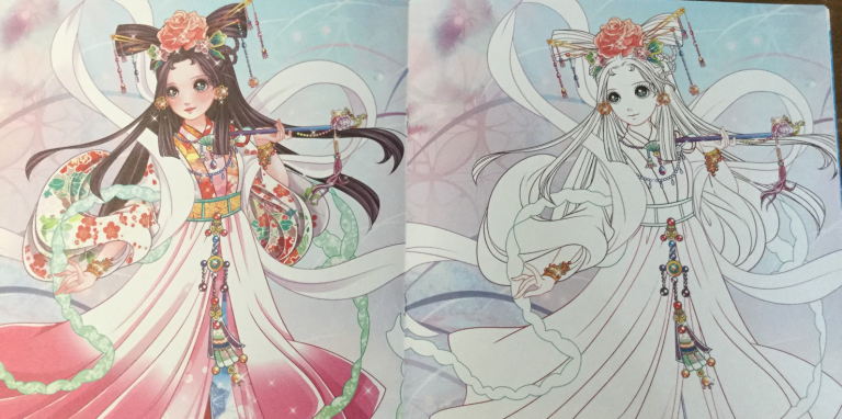 Chinese Princesses Coloring Books Review - Coloring Queen