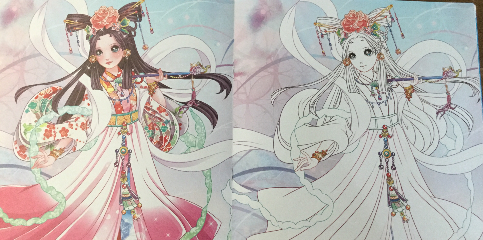 Chinese Princesses Coloring Books Review - Coloring Queen