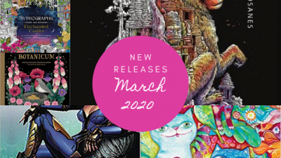 Coloring Books - New Releases - March 2020 - Coloring Queen