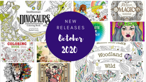 Coloring Books - New Releases - October 2020 - Coloring Queen