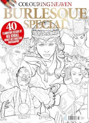 Colouring Heaven: Burlesque Special Colouring Book Review - Coloring Queen
