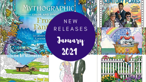Coloring Books - New Releases - January 2021 - Coloring Queen