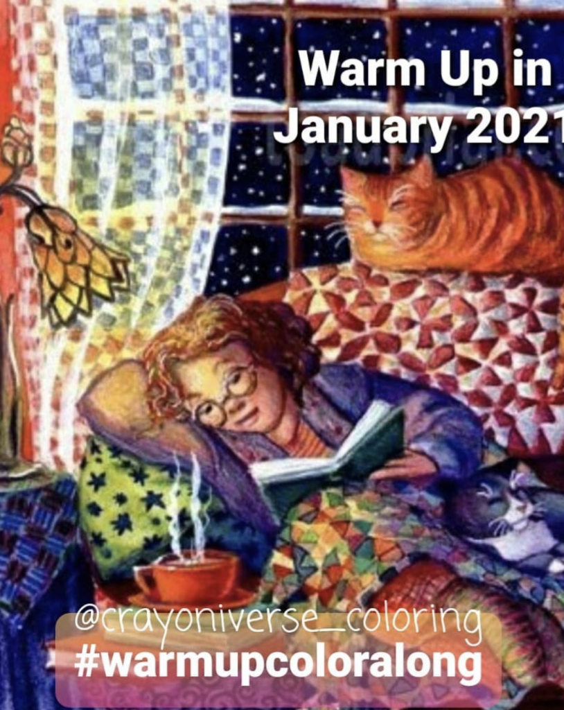 Warm Up Color Along - Coloring Queen