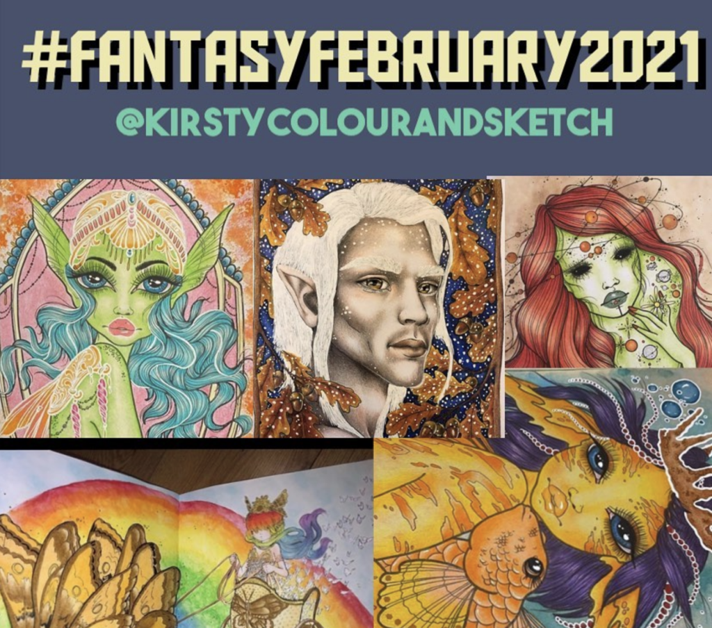 Fantasy February 2021 - Coloring Queen