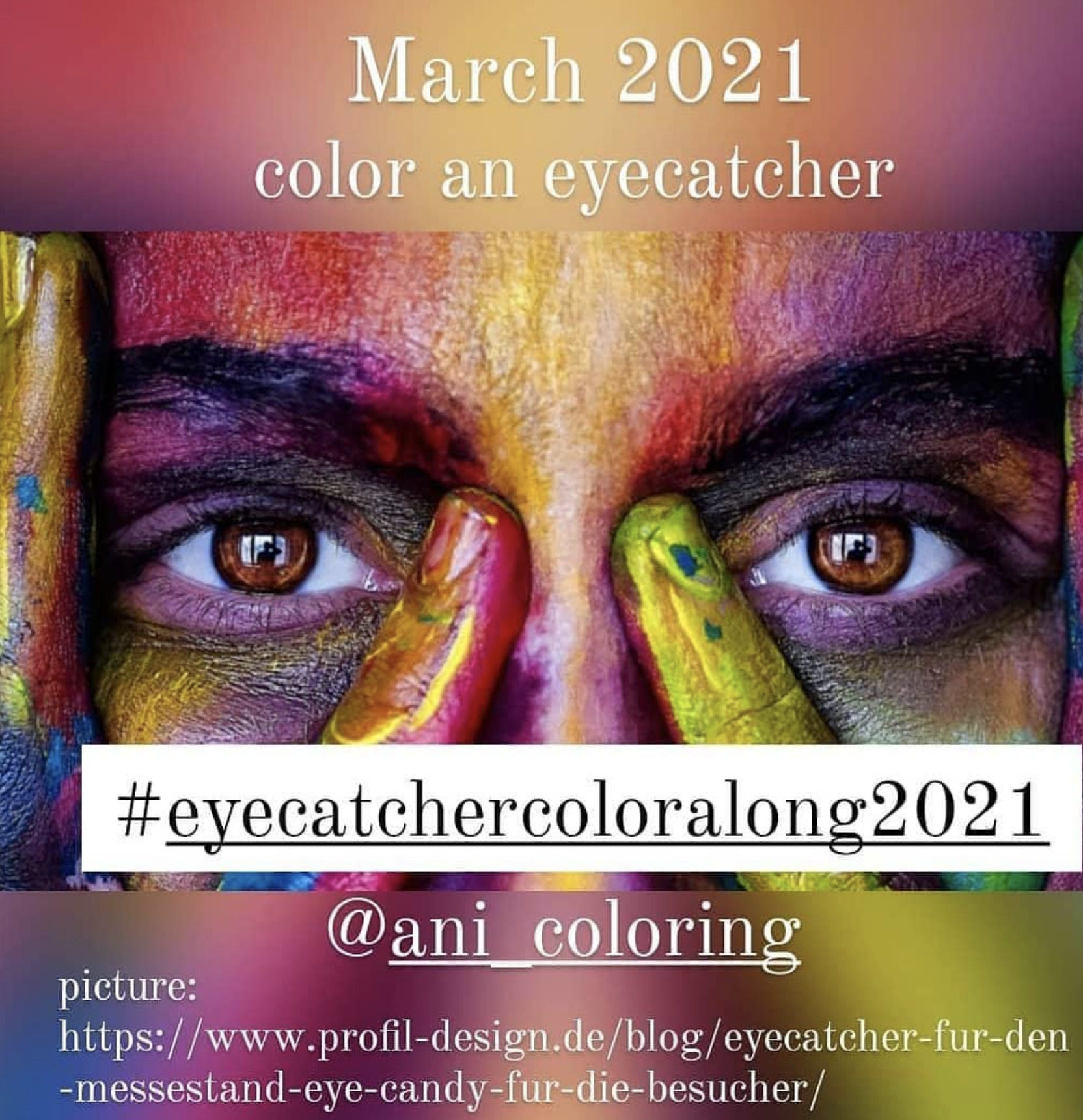 Eye Catcher Color Along 2021 - Coloring Queen