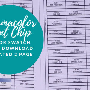 Color Combinations Paint Chip Chart (Free Download | Blank Chart ...