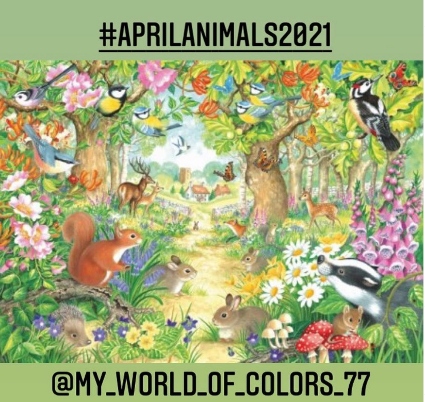 April Animals 2021 - Coloring Queen