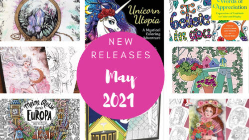 Coloring Books - New Releases - May 2021 - Coloring Queen