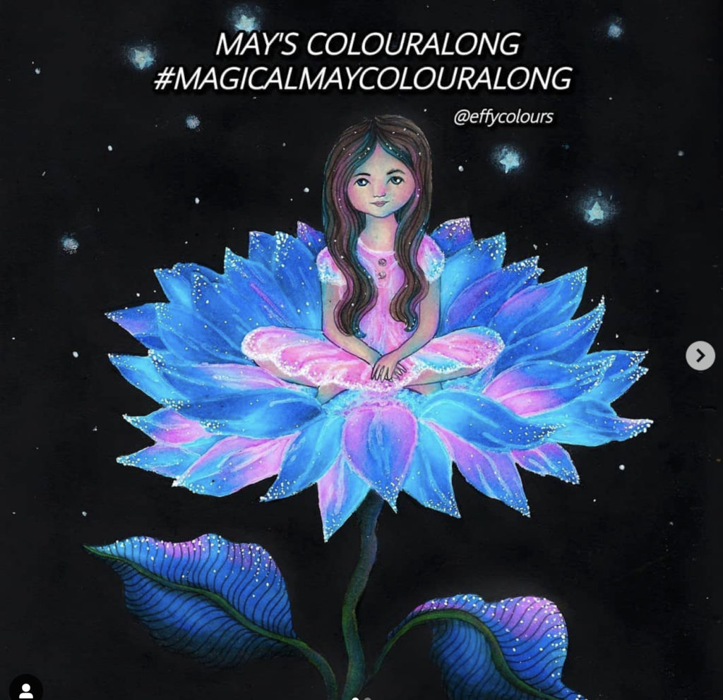 Magical May Color Along | Coloring Queen