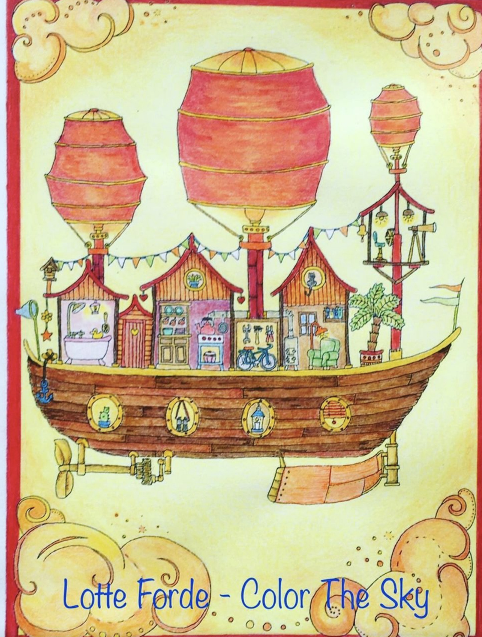 Lotte Ford All Aboard Color Along - Coloring Queen