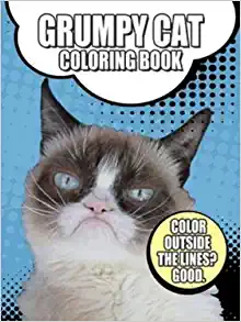 Grumpy Cat Coloring Book Review - Coloring Queen