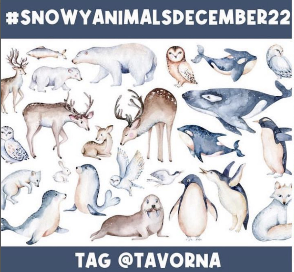 Snowy Animals December 22 - Coloring Queen