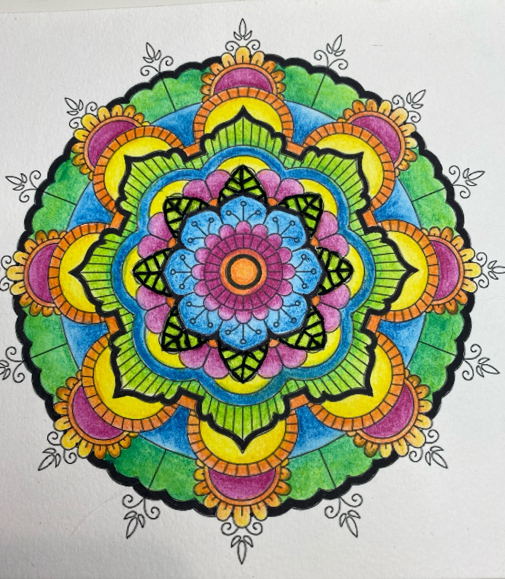Colorflossing - Adding Embroidery to Your Coloring Pages - Coloring Queen