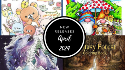 Coloring Books New Releases - April 2024 - Coloring Queen