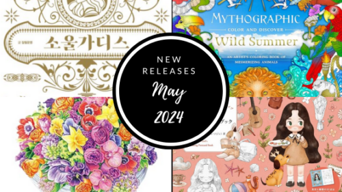 Coloring Books New Releases - May 2024 - Coloring Queen