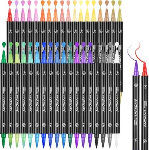 GeeRic Opaque Acrylic Markers - Coloring Queen