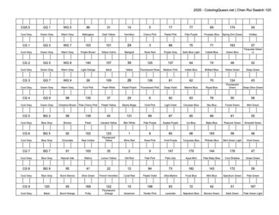 Chen Rui Alcohol Markers Review 120 - Coloring Queen