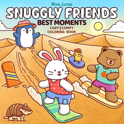 Snuggly Friends Coloring Book Review - Coloring Queen