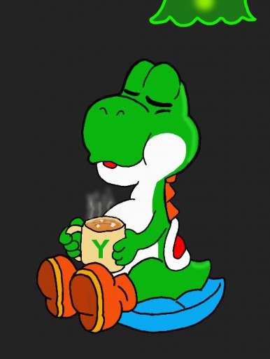 Colors Live - Yoshi relaxing. by Carol